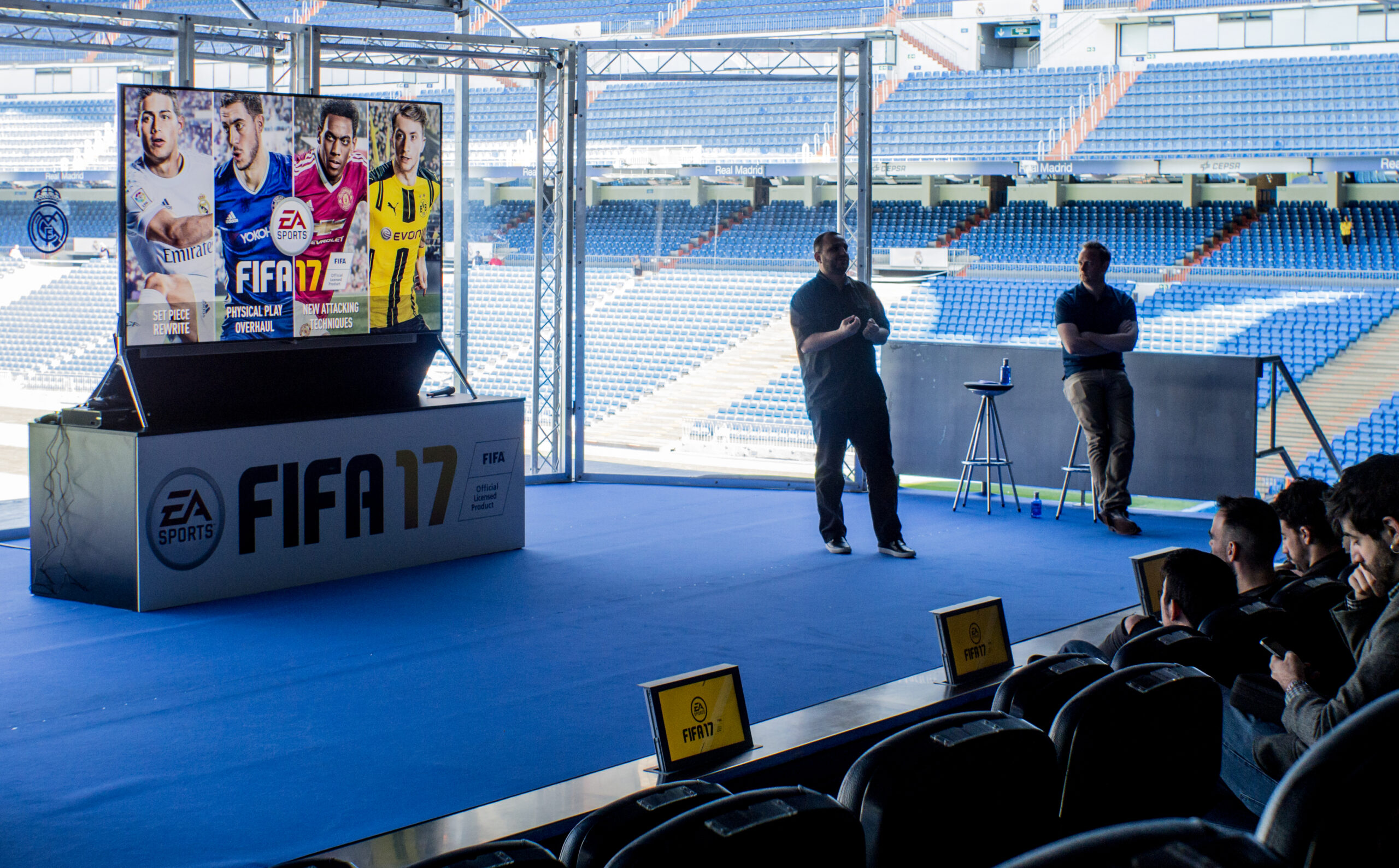 Así fue el evento de presentación de FIFA 17 en Madrid