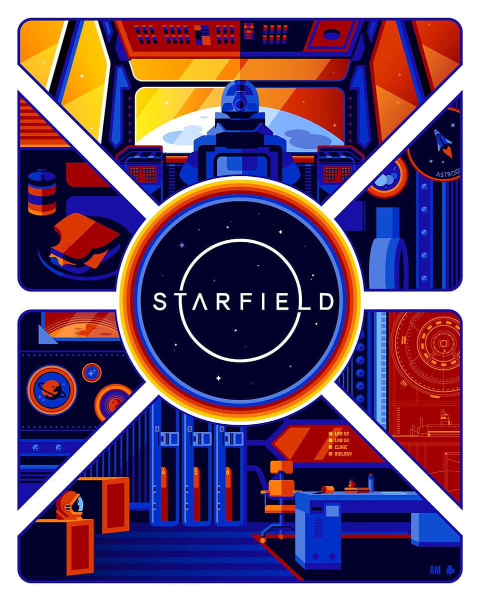 Descarga estos increíbles pósters de Starfield