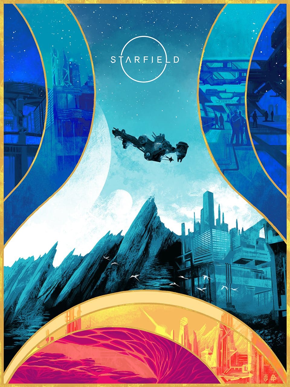 Descarga estos increíbles pósters de Starfield