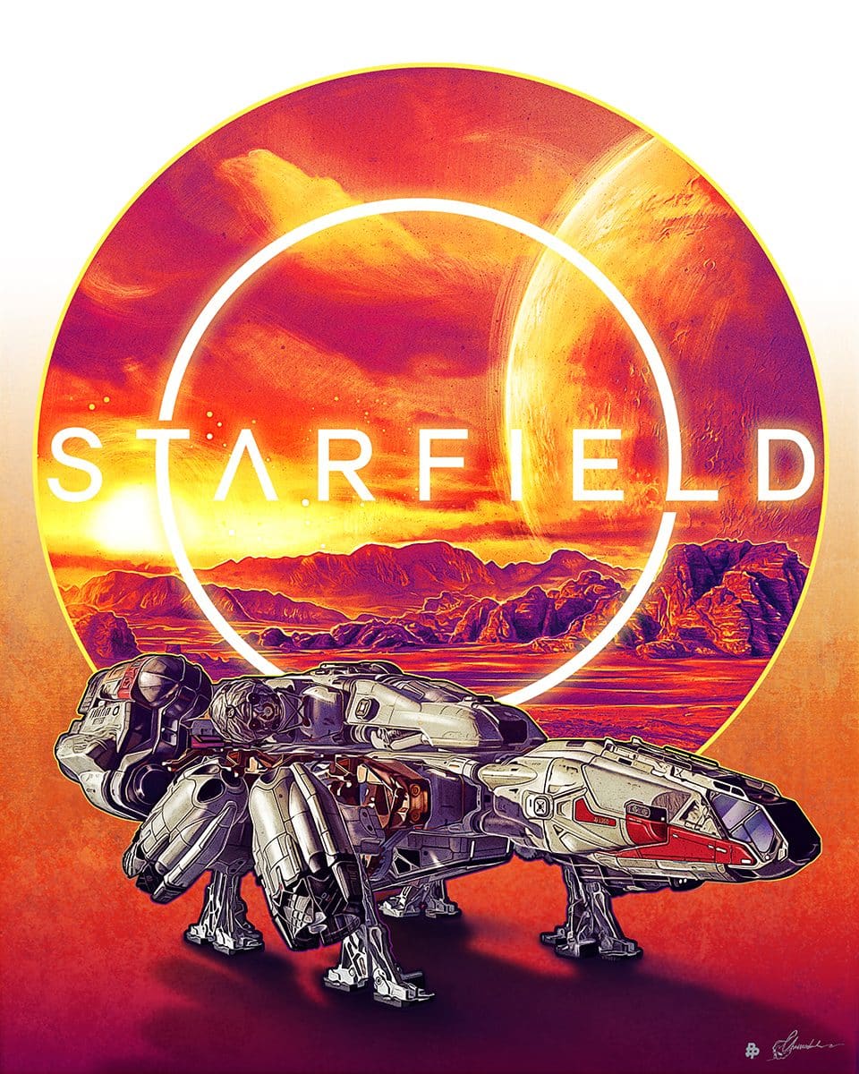 Descarga estos increíbles pósters de Starfield