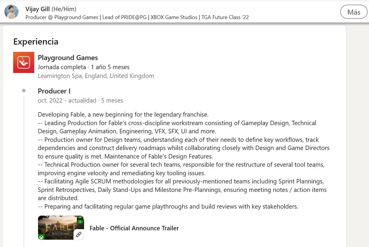 Fable ya sería jugable, según el último reporte de Playground Games