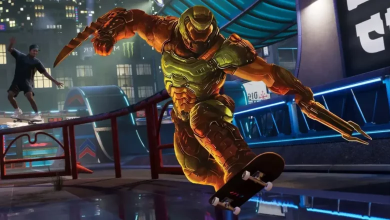 El Doom Slayer se pasa al skate en Tony Hawk’s Pro Skater 3+4: así ...